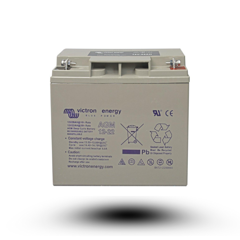 Victron 12V/22Ah AGM Deep Cycle Battery | Shop Solar