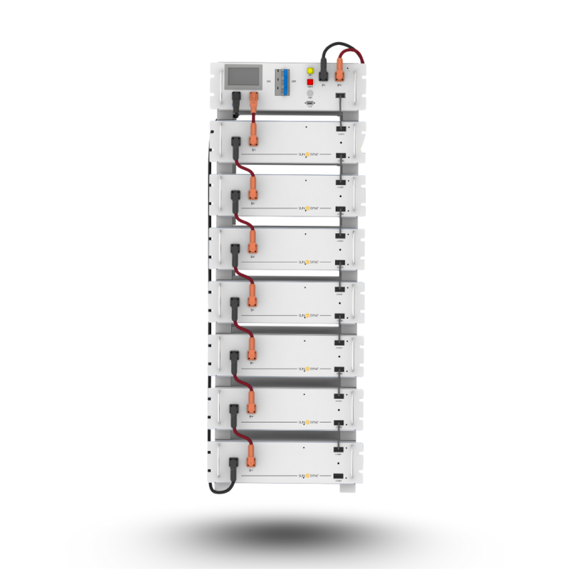 SunSynk HV Battery 61,44kWh (NEW) 1C - Stackable White ( 528-700.8 ...
